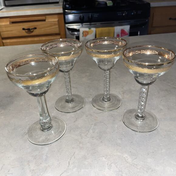 Libbey | Dining | Vintage One Libbey Victoria Pattern Cocktail Glass 5 ...